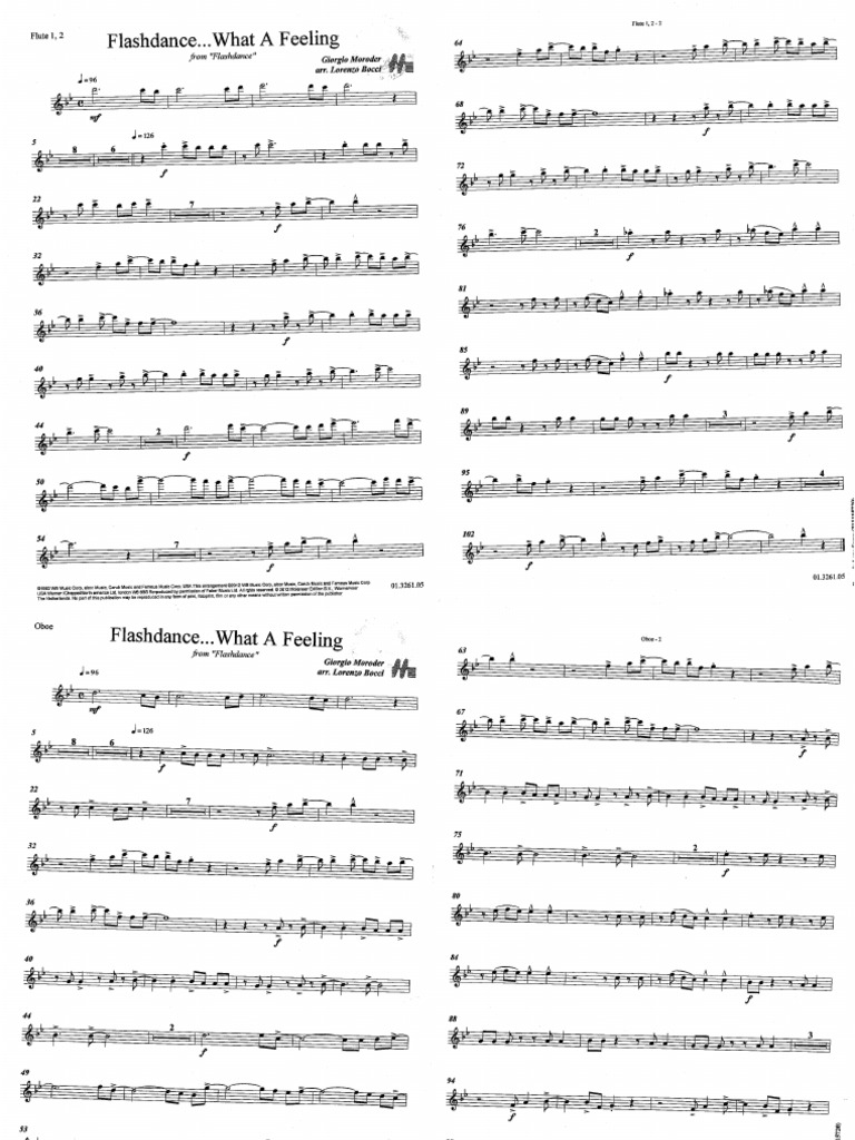 Flashdance Orchestre | PDF