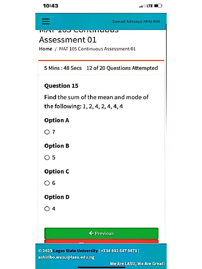 Math 161 PST Questions | PDF