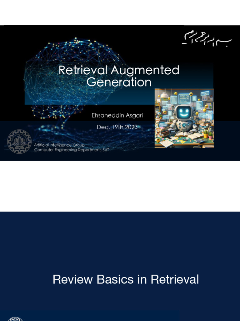 Retrieval Augmented Generation Overview | PDF | Divine Comedy | Computing