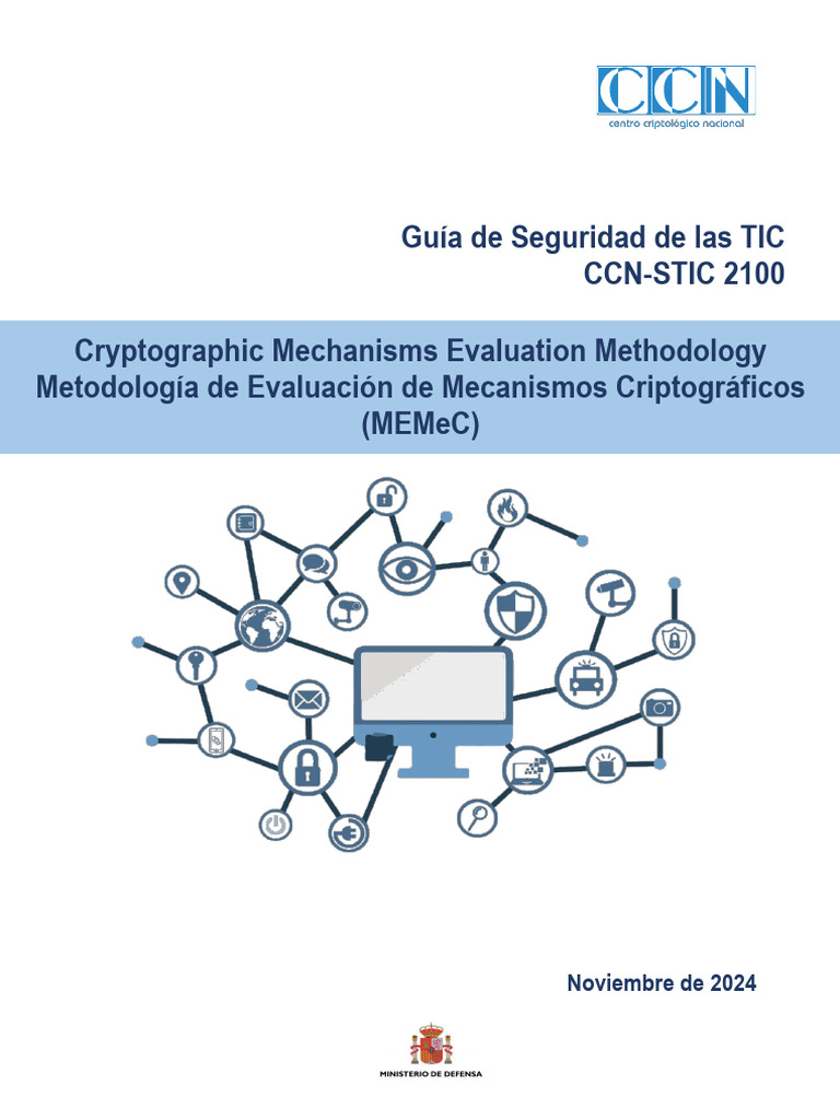 CCN-STIC 2100 Cryptographic Mechanisms Evaluation Methodology | PDF ...
