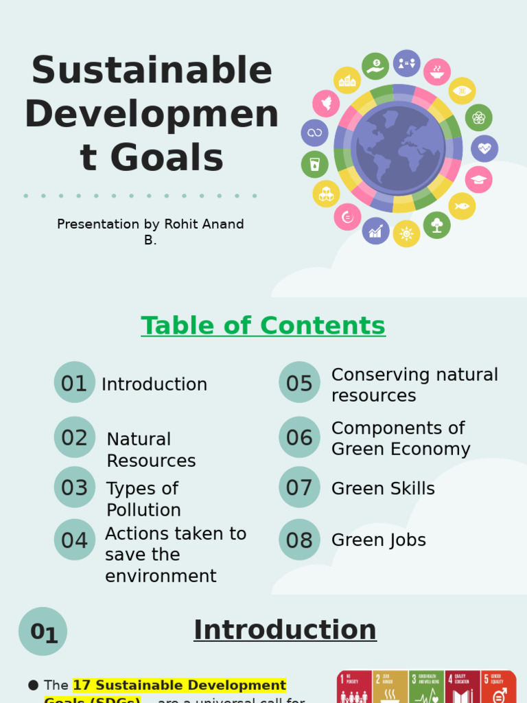 Sustainable Development Goals_IT Project | PDF | Green Job | Sustainability