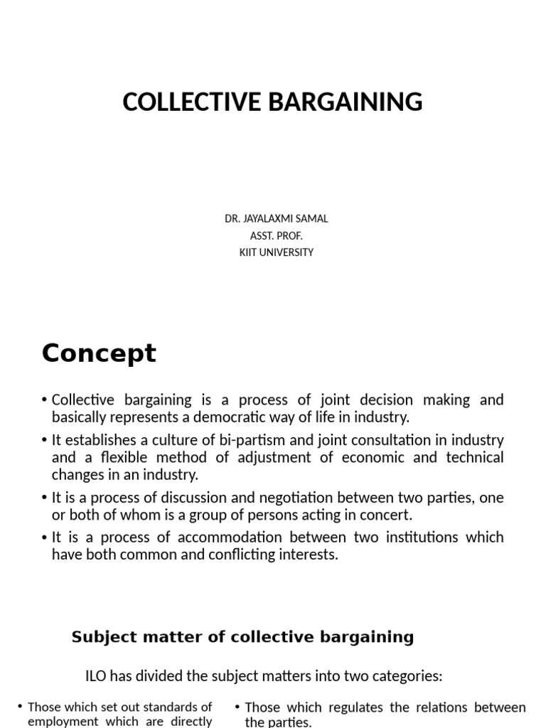 Collective Bargaining | PDF | Collective Bargaining | Employment