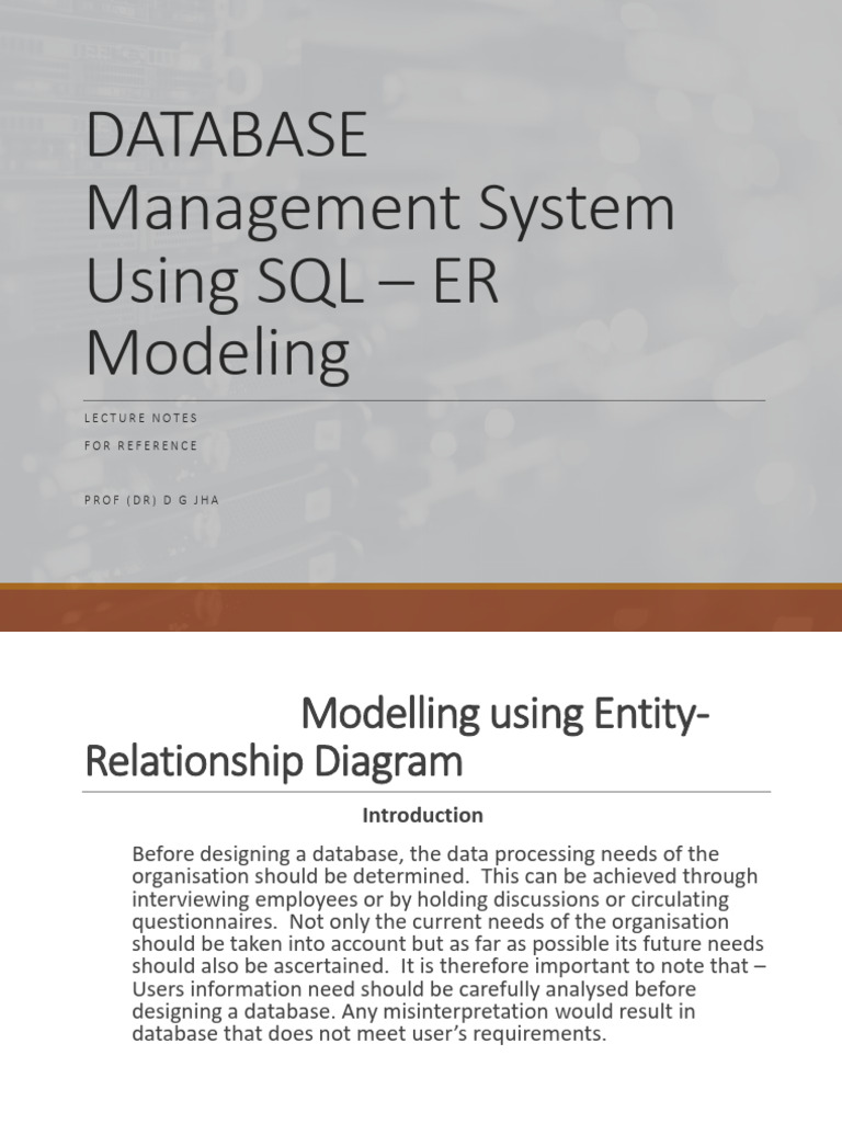 3 Relationships ER Model | PDF | Conceptual Model | Databases