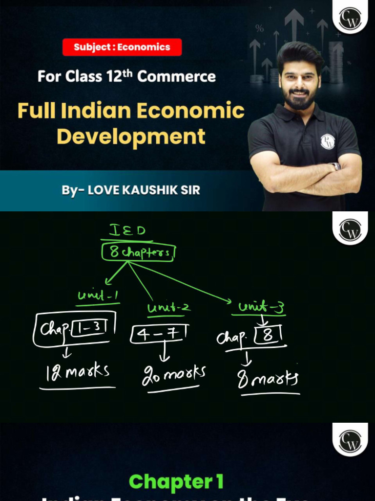 Full Indian Economic Development Class 12th Commerce Economics by | PDF