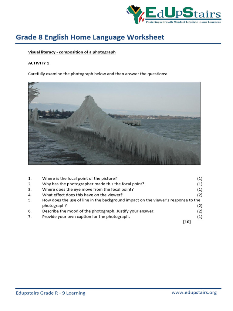 Visual Literacy Composition of A Photograph | PDF