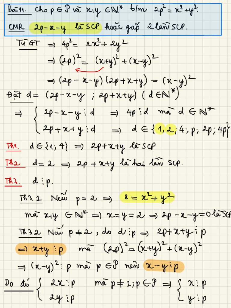 High School Math Problem Solutions | PDF