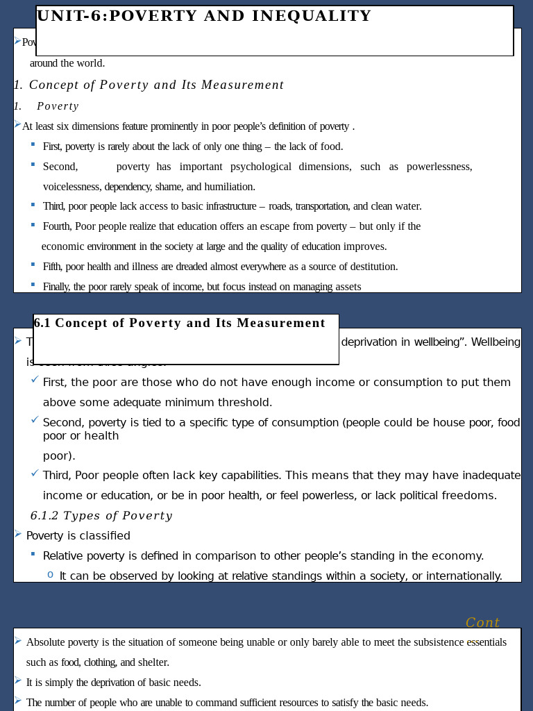 Understanding Poverty and Inequality | PDF | Gini Coefficient | Poverty