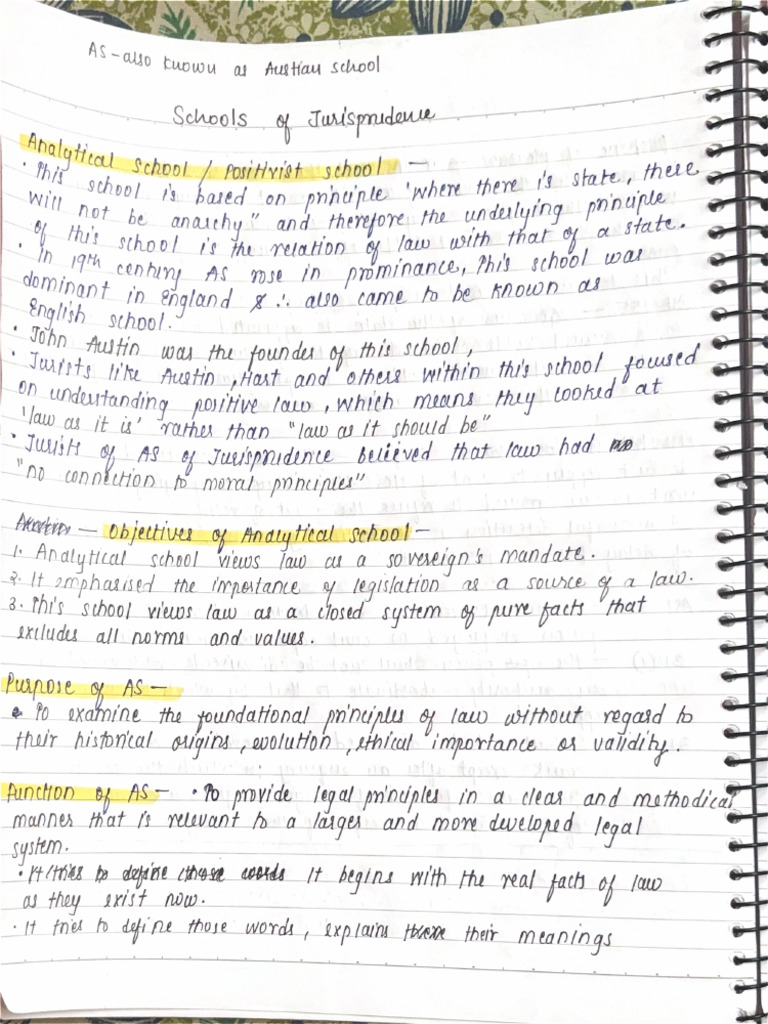 Analytical School of Juris | PDF