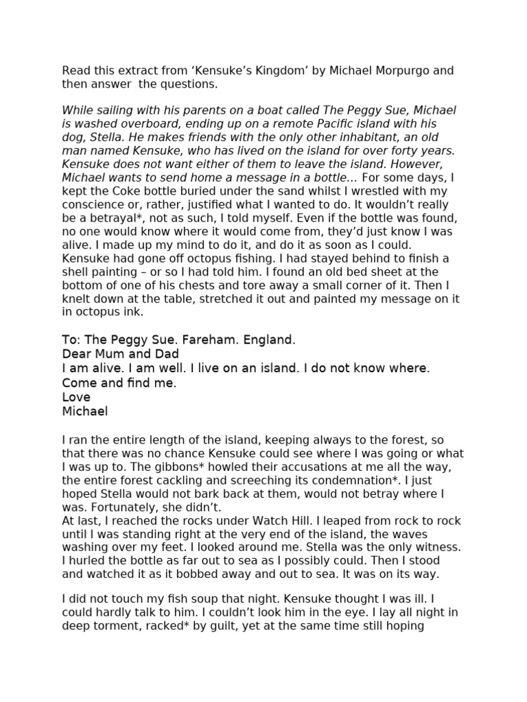 Form 1 English Langu Insert Cambridge | PDF