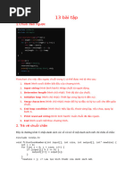 Bài tập lập trình C cơ bản | PDF