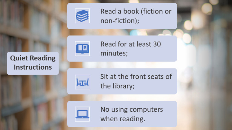 Quiet Reading Instructions | PDF