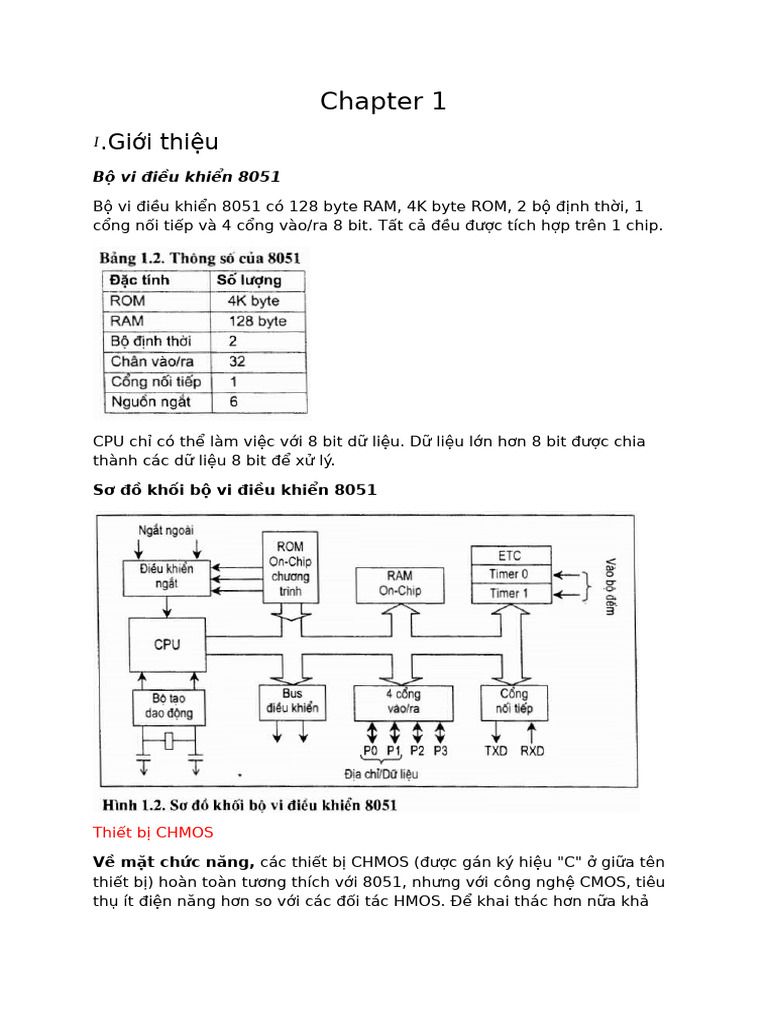 Ghi chú 8051 | PDF