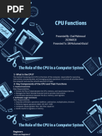 CPU Parts and Their Functions | PDF | Central Processing Unit | Computer Data Storage