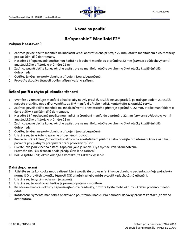 Manifold F2 | PDF