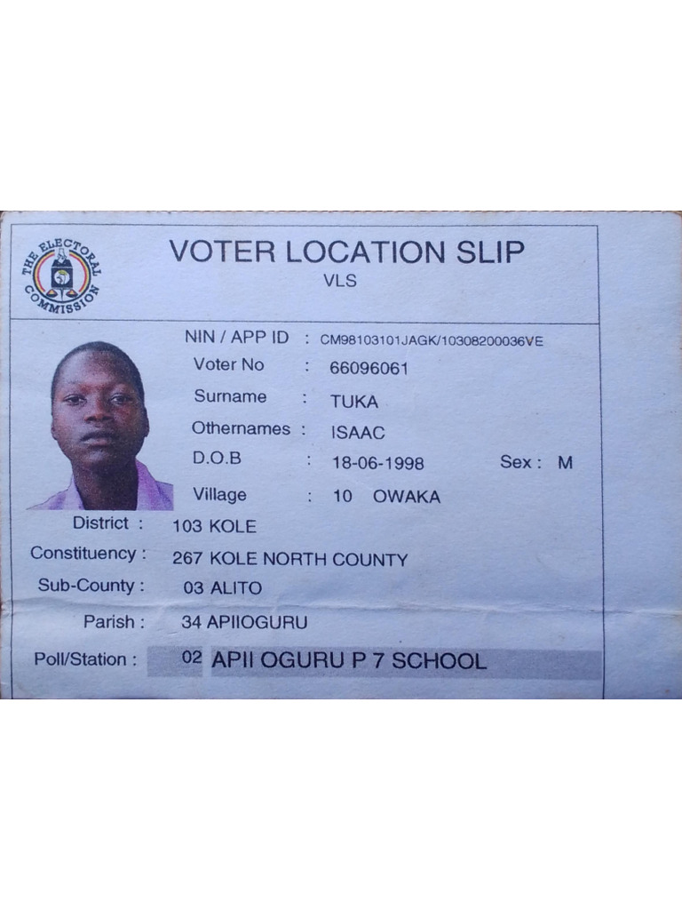 Voter Slip | PDF