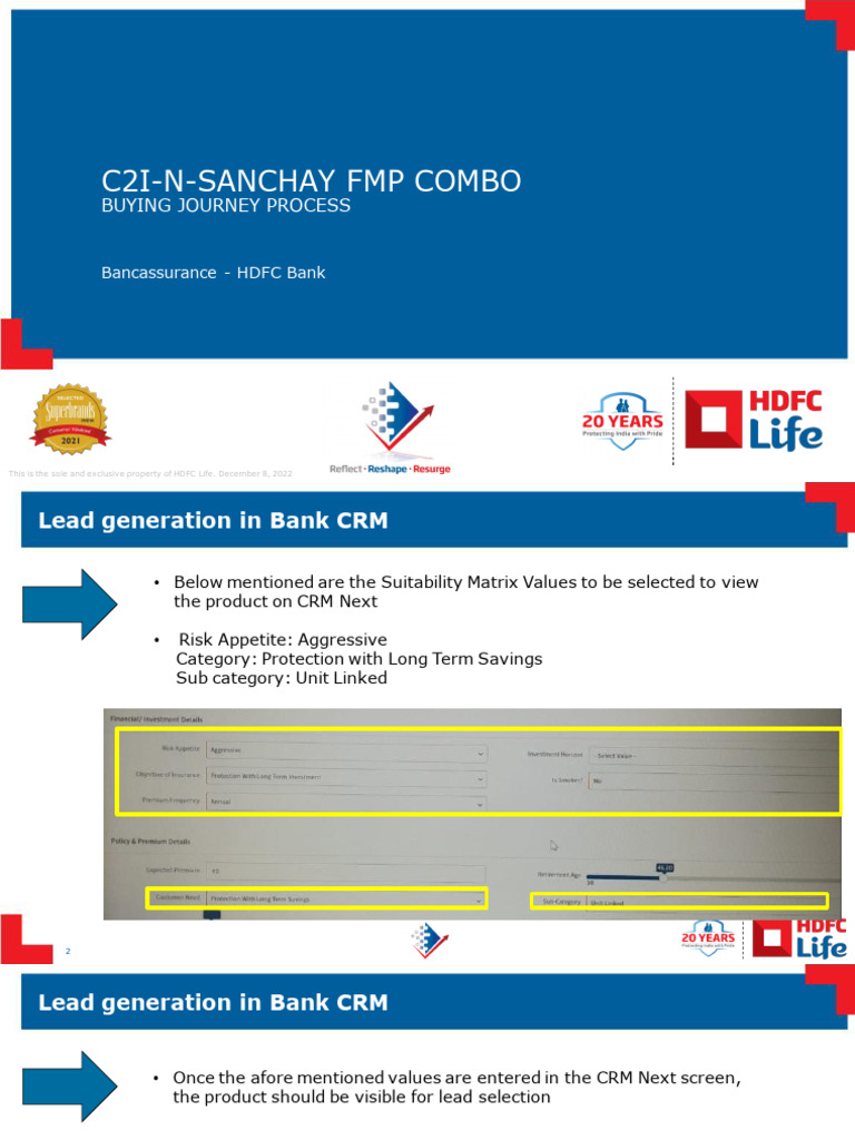 C2I-N-SANCHAY FMP Combo Buying Journey | PDF | Financial Services | Private Sector