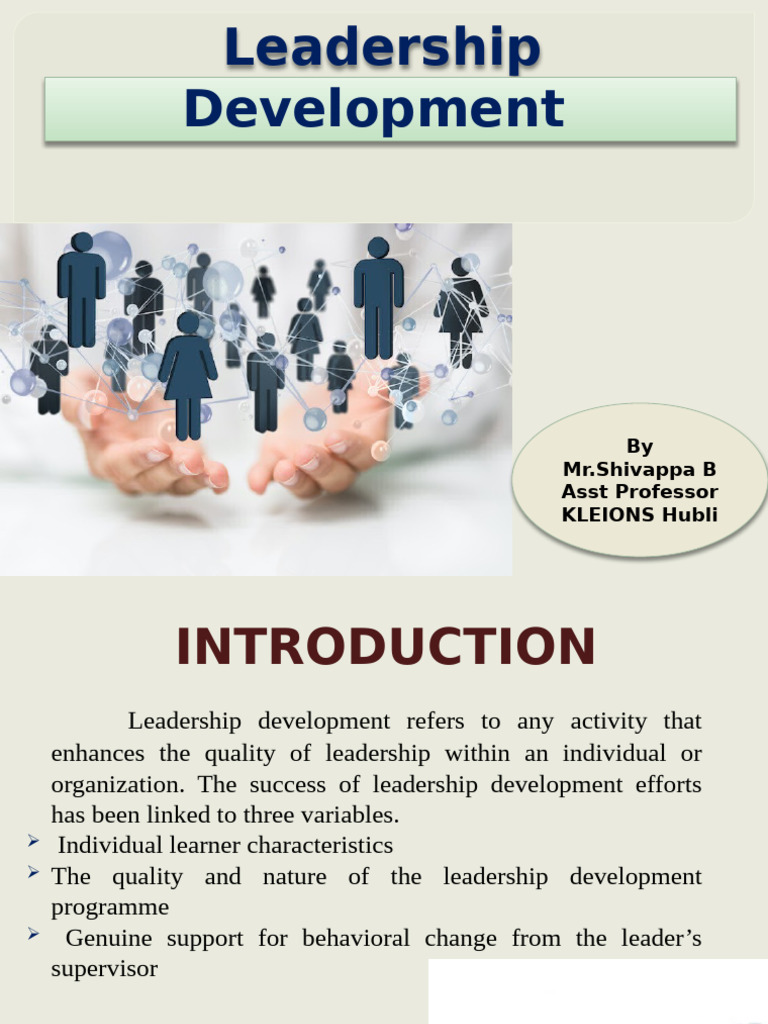 Leadership Development | PDF | Leadership | Learning