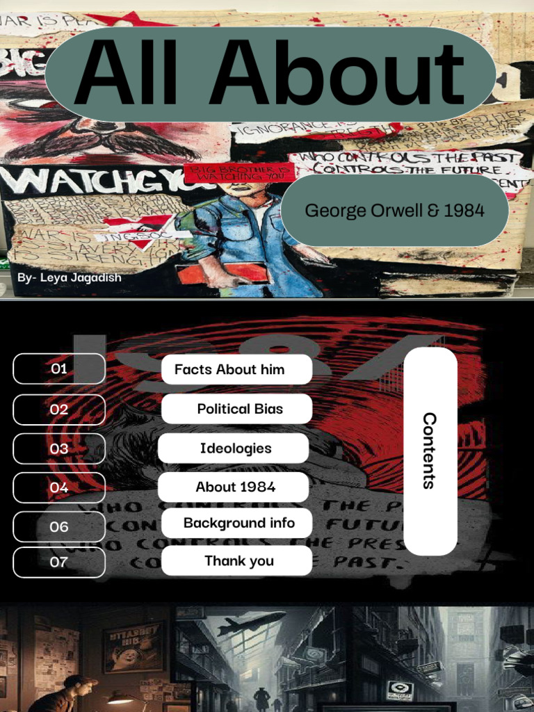 Leya's PPT About George Orwell and 1984 | PDF | Totalitarianism ...