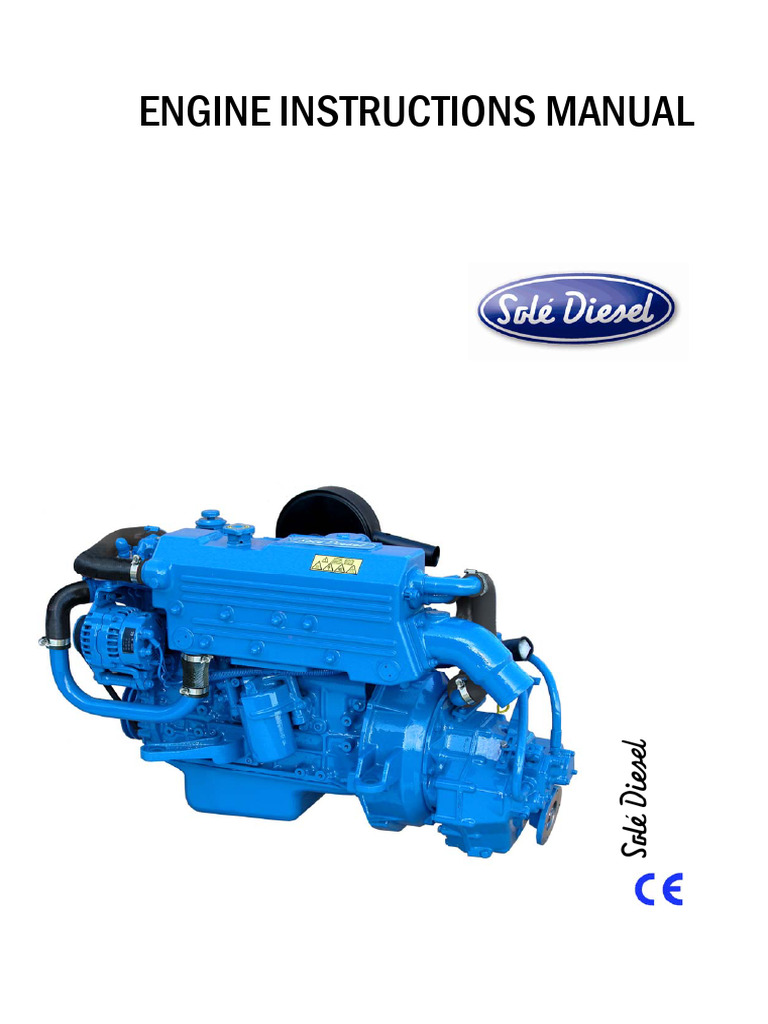 Marine Diesel Engine Instructions Manual | PDF | Pallet | Fuel Injection