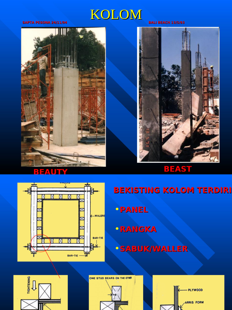 Bekisting Kolom | PDF
