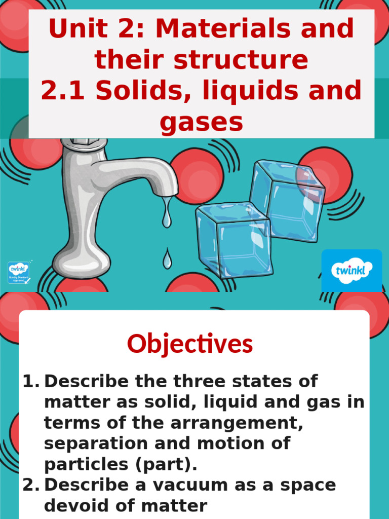2.1 Solid, Liquid & Gases | PDF | Gases | Liquids