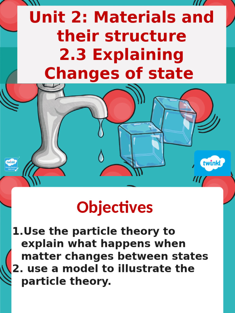 2.3 Explaining Changes of State | PDF | Liquids | Heat