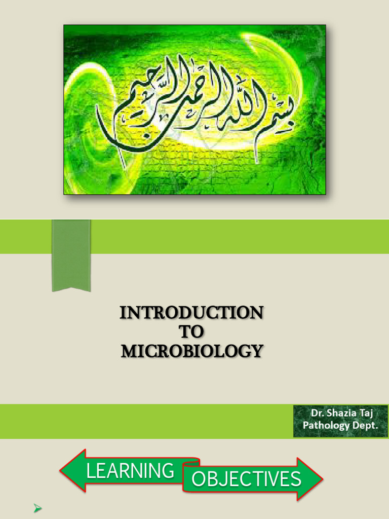 Introduction To Microbiology | PDF | Microbiology | Microorganism