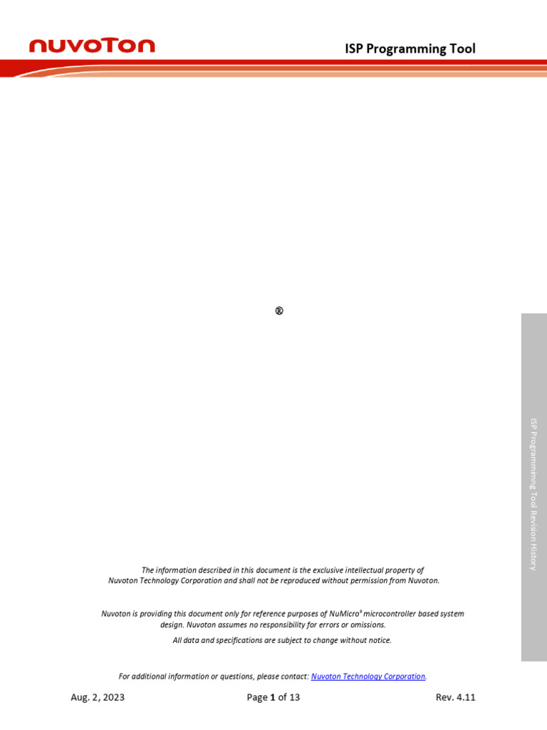 RH ISP Programming Tool en Rev4.11 | PDF | Flash Memory | Computer File