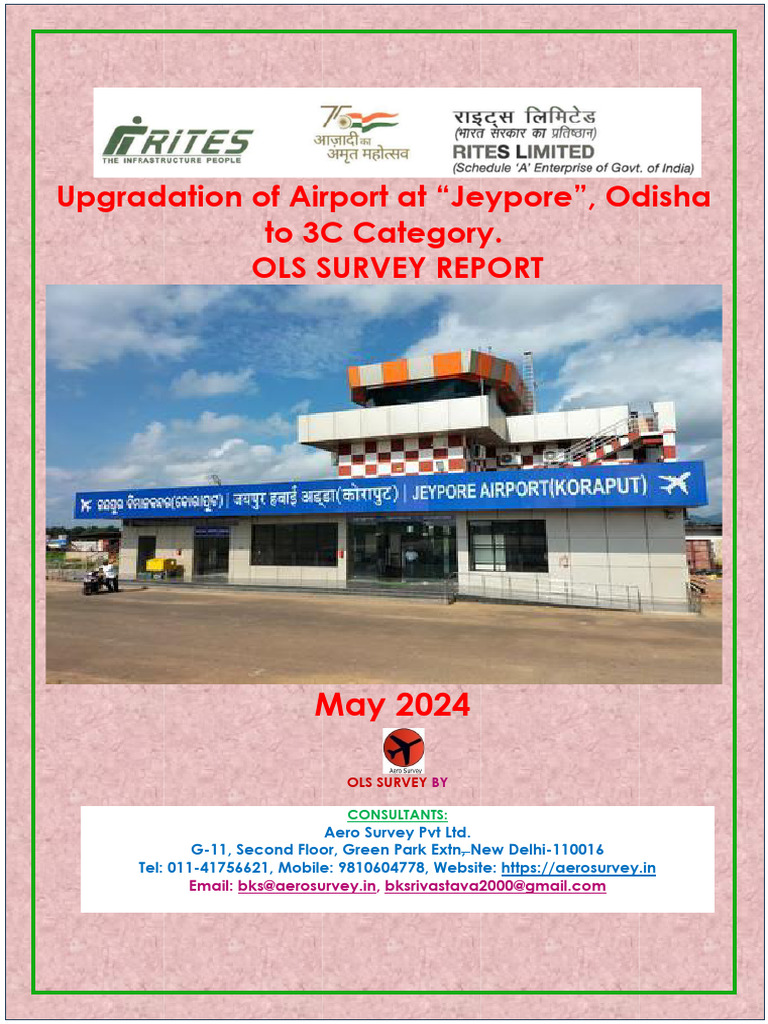 Jeypore Airstrip - Draft OLS Survey Report | PDF | Navigation | Aviation