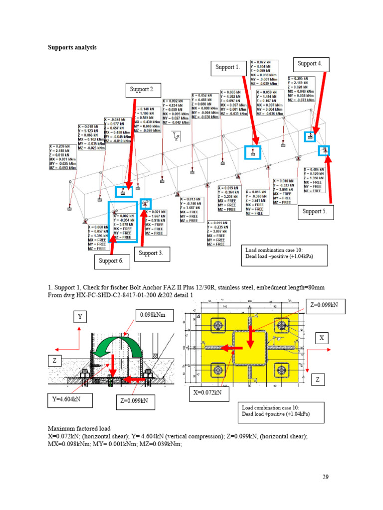 Factored Reactions of EWS117C - Frame 1 To Frame 5 ANNEX LEVEL 3 TO 4 ...