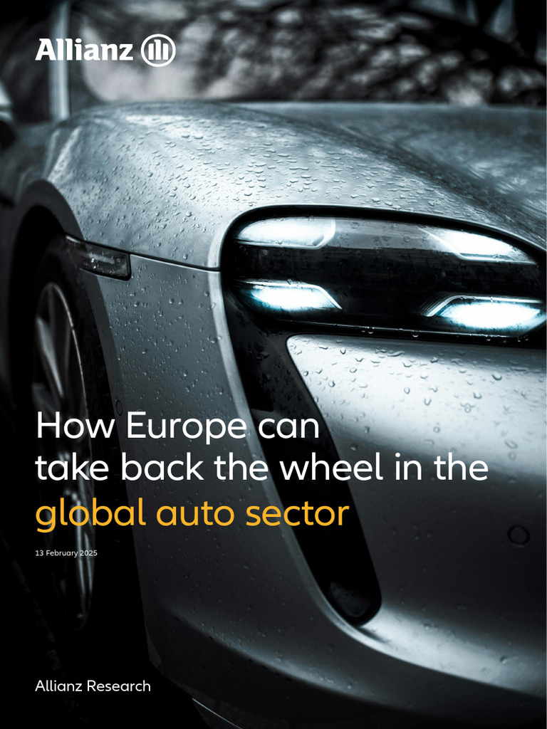 Europe's Auto Industry: Challenges Ahead | PDF | Electric Vehicle ...