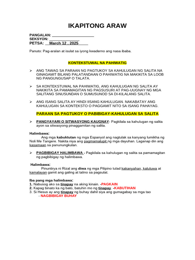 Day7 Aktibiti Blended Learning | PDF