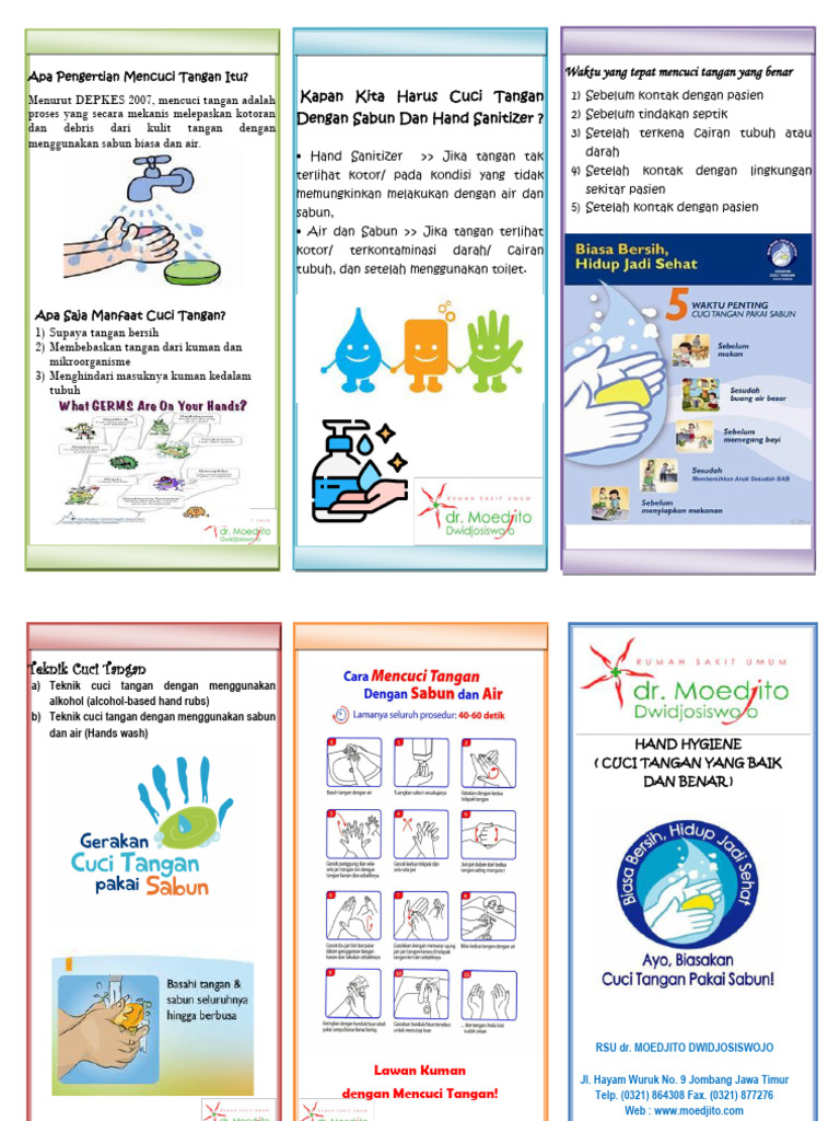 Leaflet Cuci Tangan | PDF