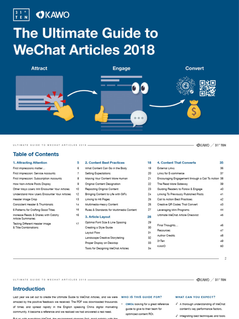 The-Ultimate-Guide-to-WeChat-Articles-That-Engage-Convert-v2 | PDF | We ...