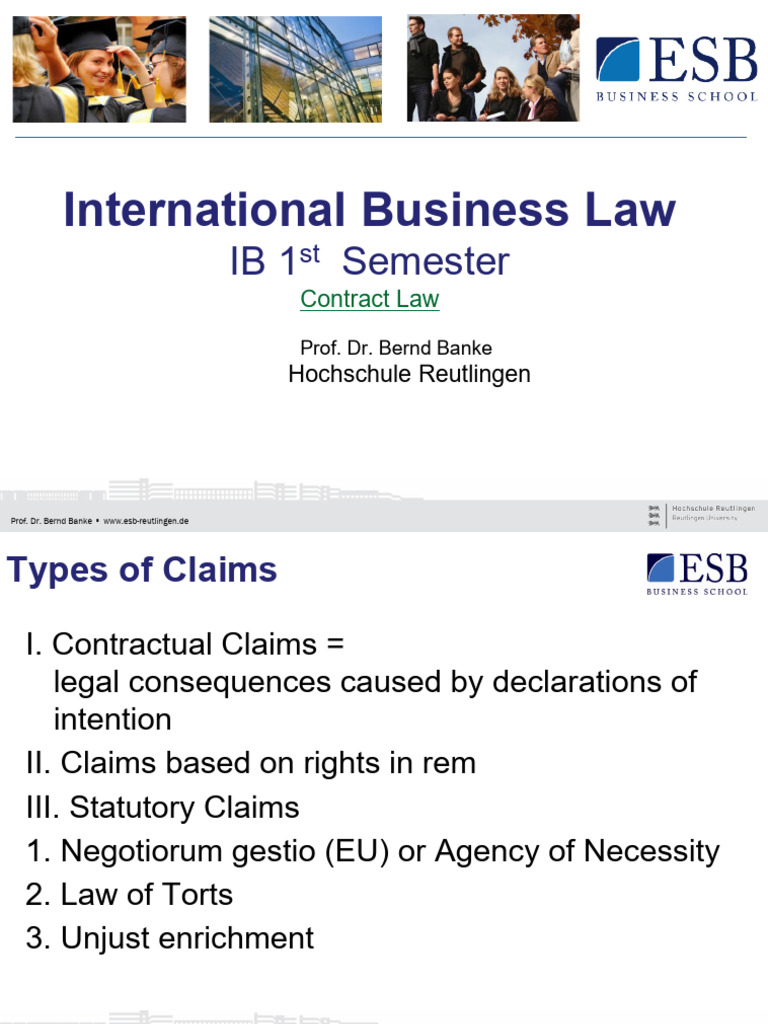 03a-Slides-IB_Law__lesson | PDF | Offer And Acceptance | Private Law