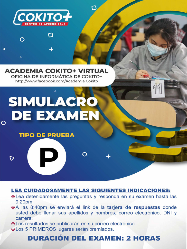 Simulacro 2025 - 01 - GENERAL SCOK | PDF