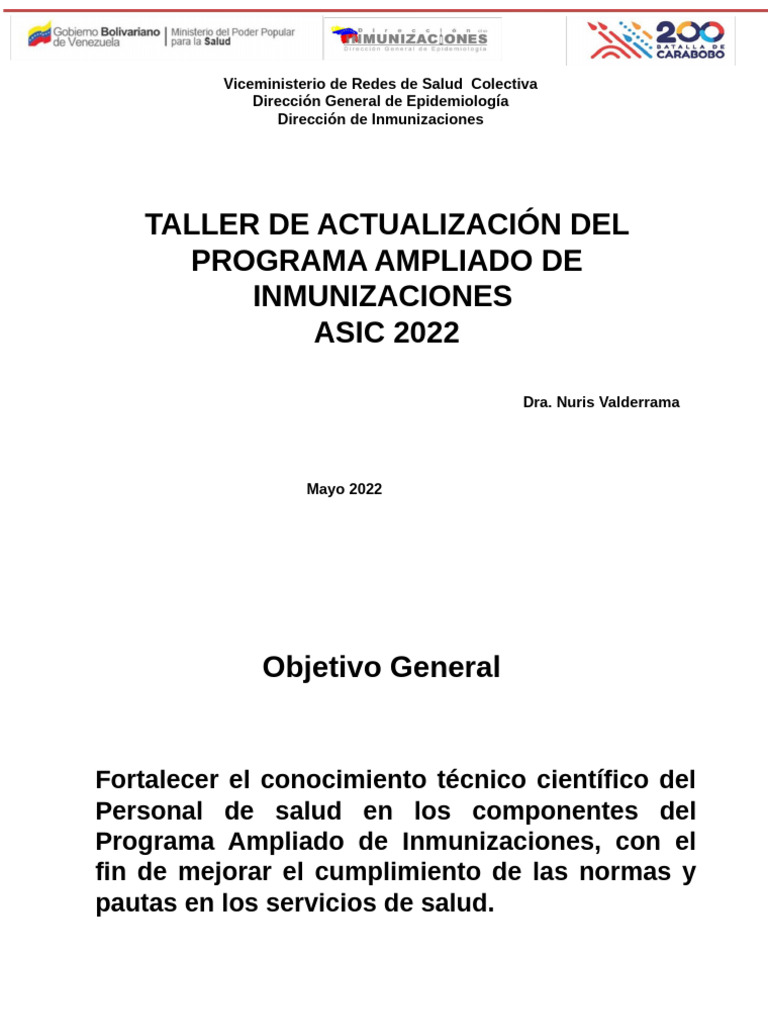 D-1-Esquema de Vacunación 4-5-2022 Nuris | PDF | Sistema inmune | Vacunación