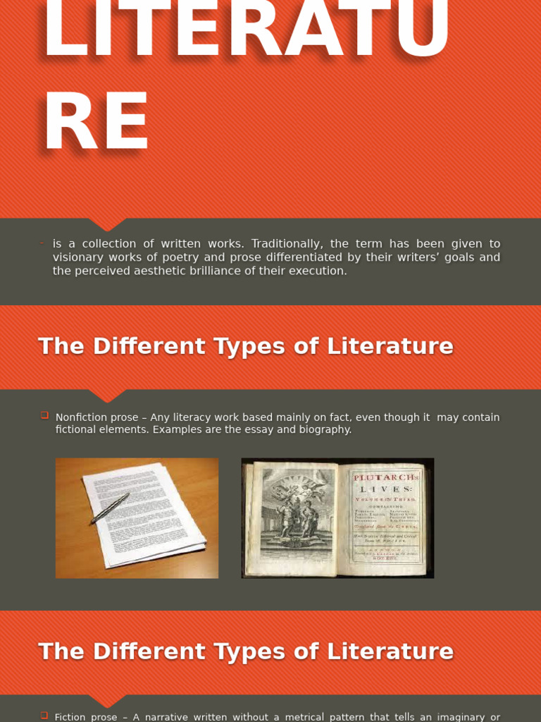 LITERATURE | PDF | Poetry | Prose