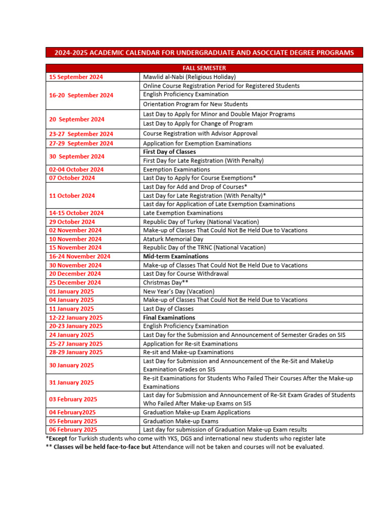 FIU 2024 2025 AkademicCalendar Eng | PDF | Academic Term | Educational ...
