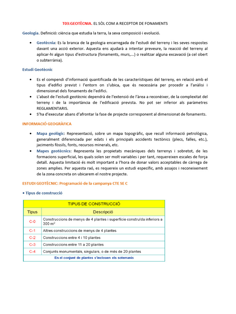T03 Geotècnia | PDF
