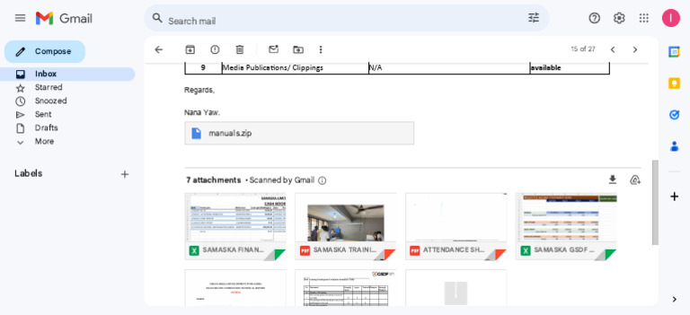 Gsdf First Tranche Report - Samaska Limited - Billlivid58@Gmail.com ...