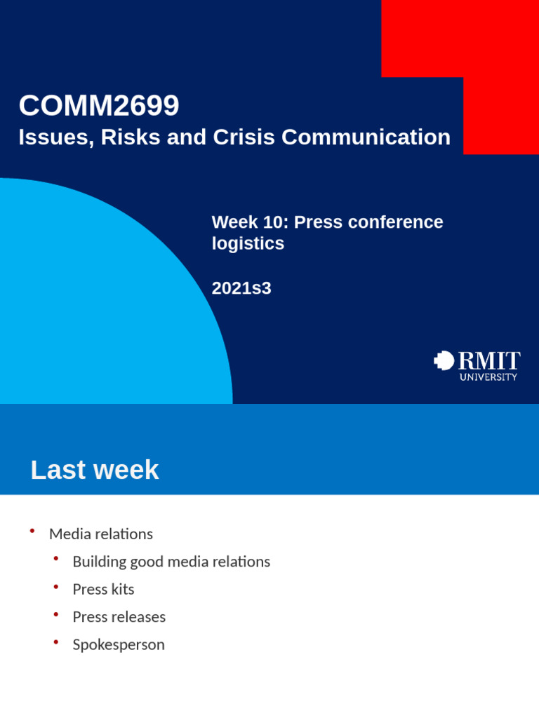 2021s3 w10 Press Conf Prep | PDF | News