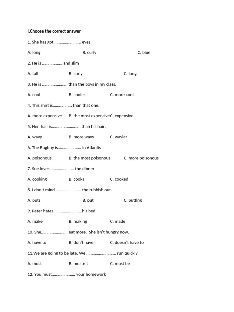 Review 1 For Final Test Ket 2 | PDF | Cuisine