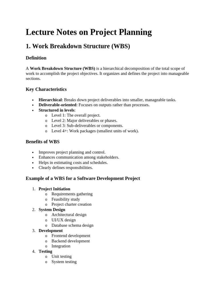 Project Planning Techniques Overview | PDF