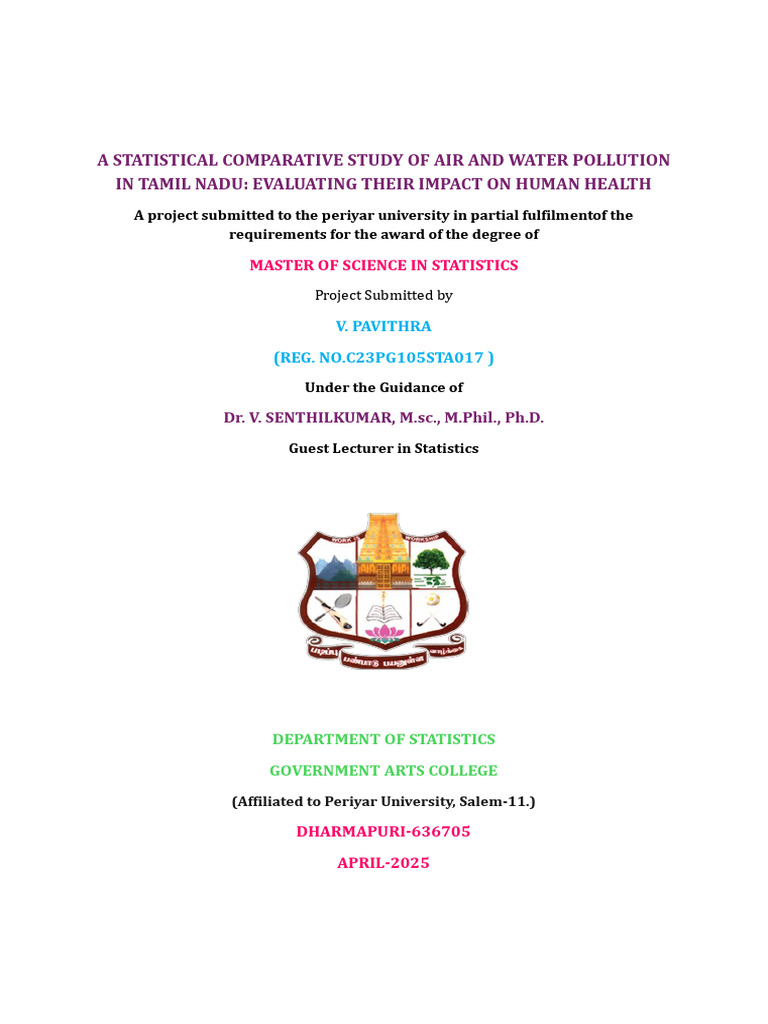 Mainproject - Coverpage 2025 | PDF | Doctor Of Philosophy | Thesis