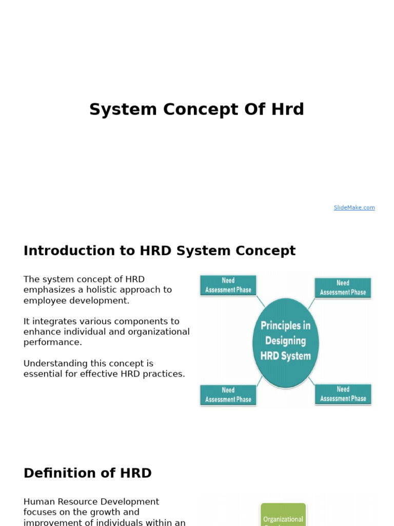 System Concept of HRD | PDF | System | Mentorship