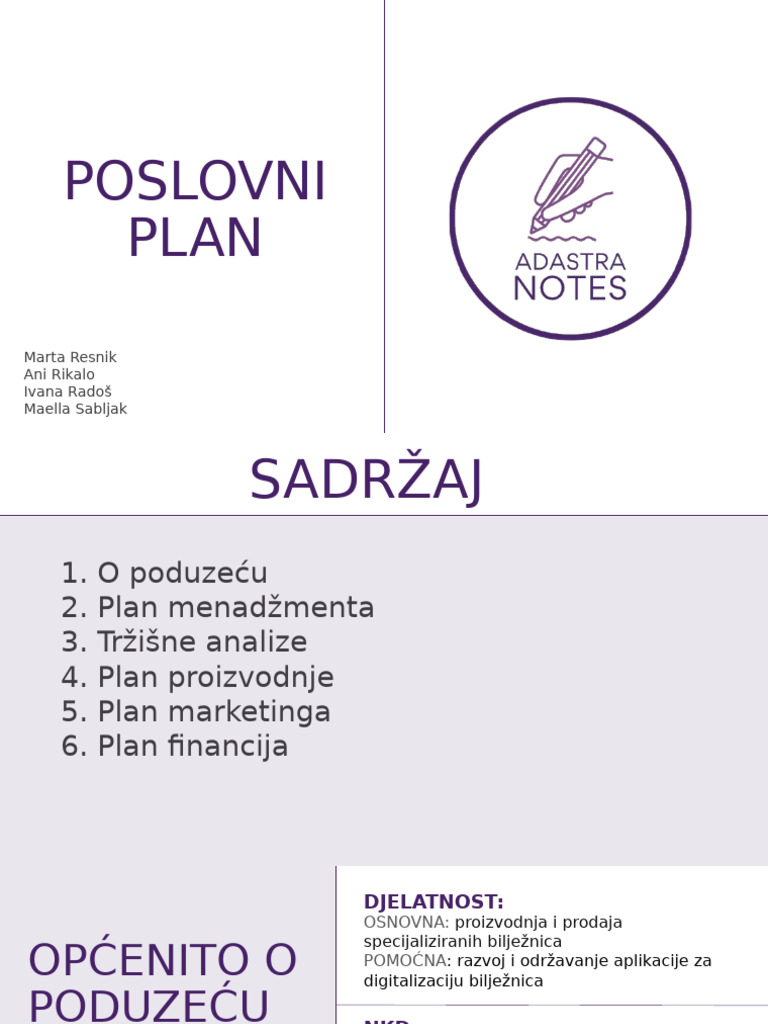 Poslovni Plan | PDF