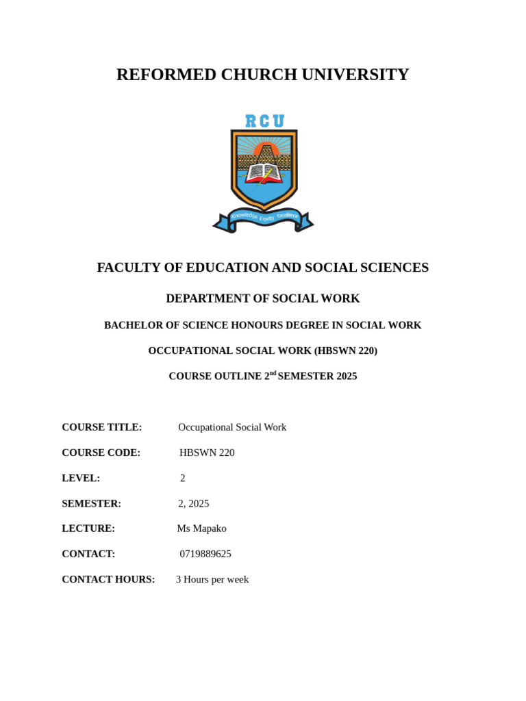 OSW Online Learning Module Overview | PDF | Social Work ...