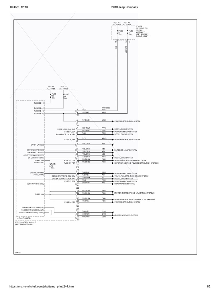 2019 Jeep Compass BCM 1 | PDF
