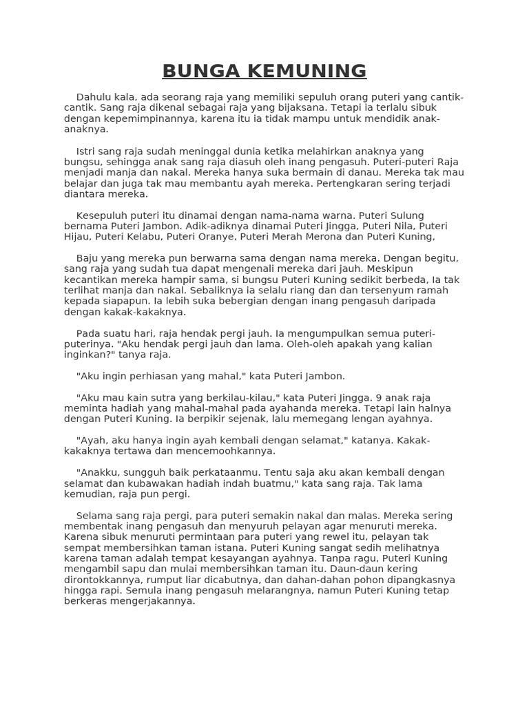 BUNGA KEMUNING | PDF